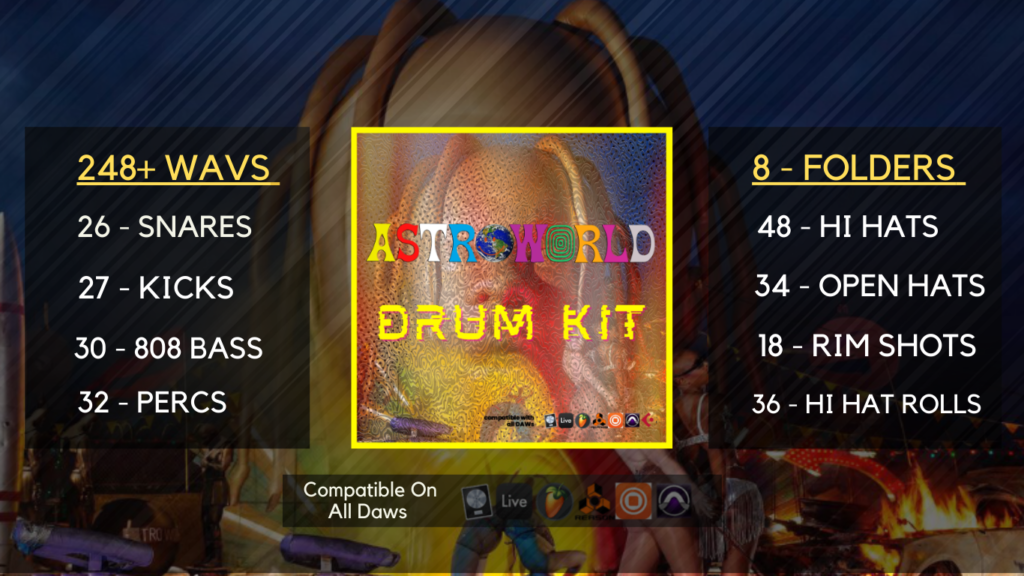 TRAVIS SCOTT ASTROWORLD | SoundBankz | Audio Samples | Drum Kits ...