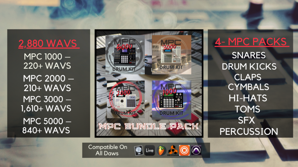 MPC BUNDLE | SoundBankz | Audio Samples | Drum Kits | Music Loops